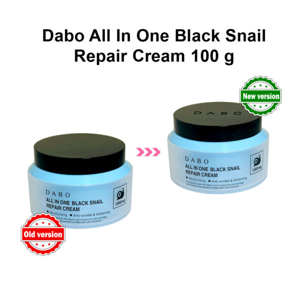 Dabo All In One Black Snail Repair Cream 100 g - Koba International
